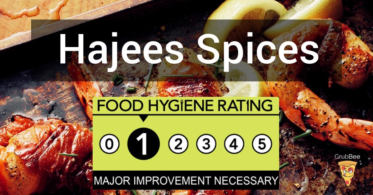 Hajees Spices in Birmingham - Food Hygiene Rating