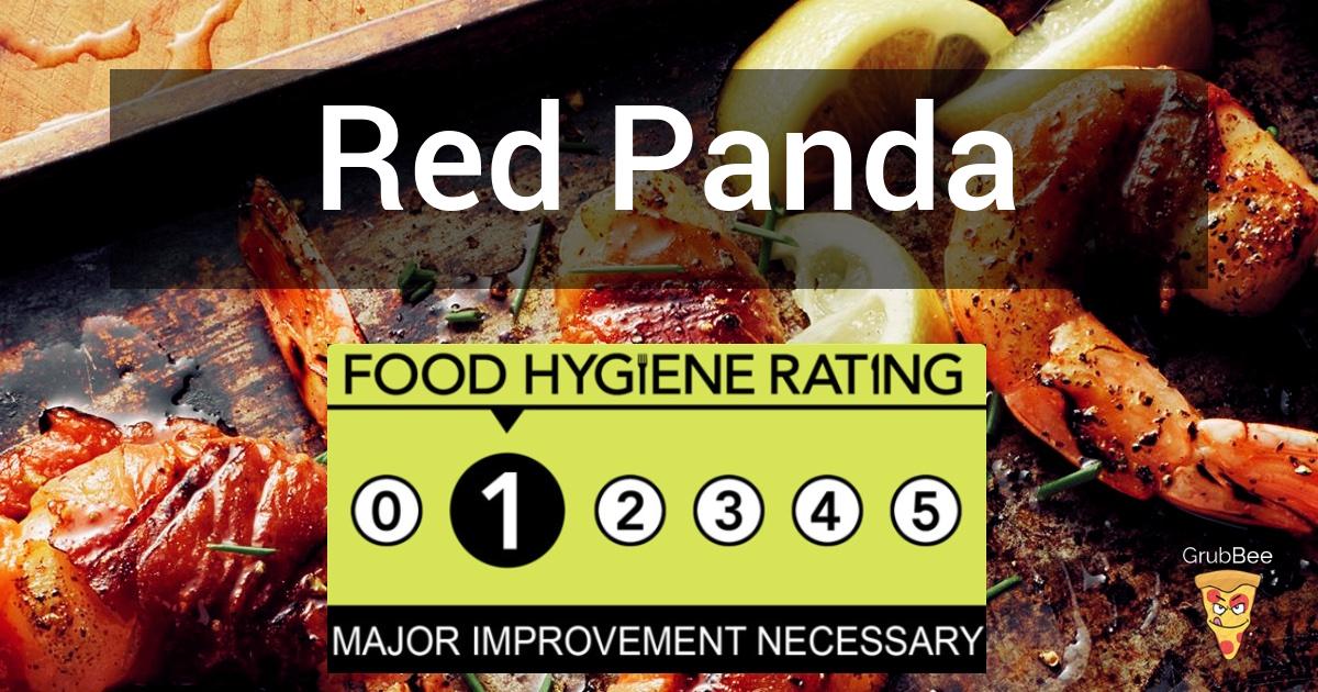 Red Panda in Belfast City - Food Hygiene Rating
